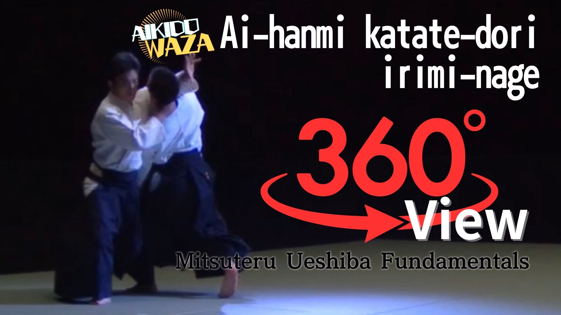 【Trial】Part 1 Ai-hanmi katate-dori irimi-nage, 360°View by Mitsuteru ...