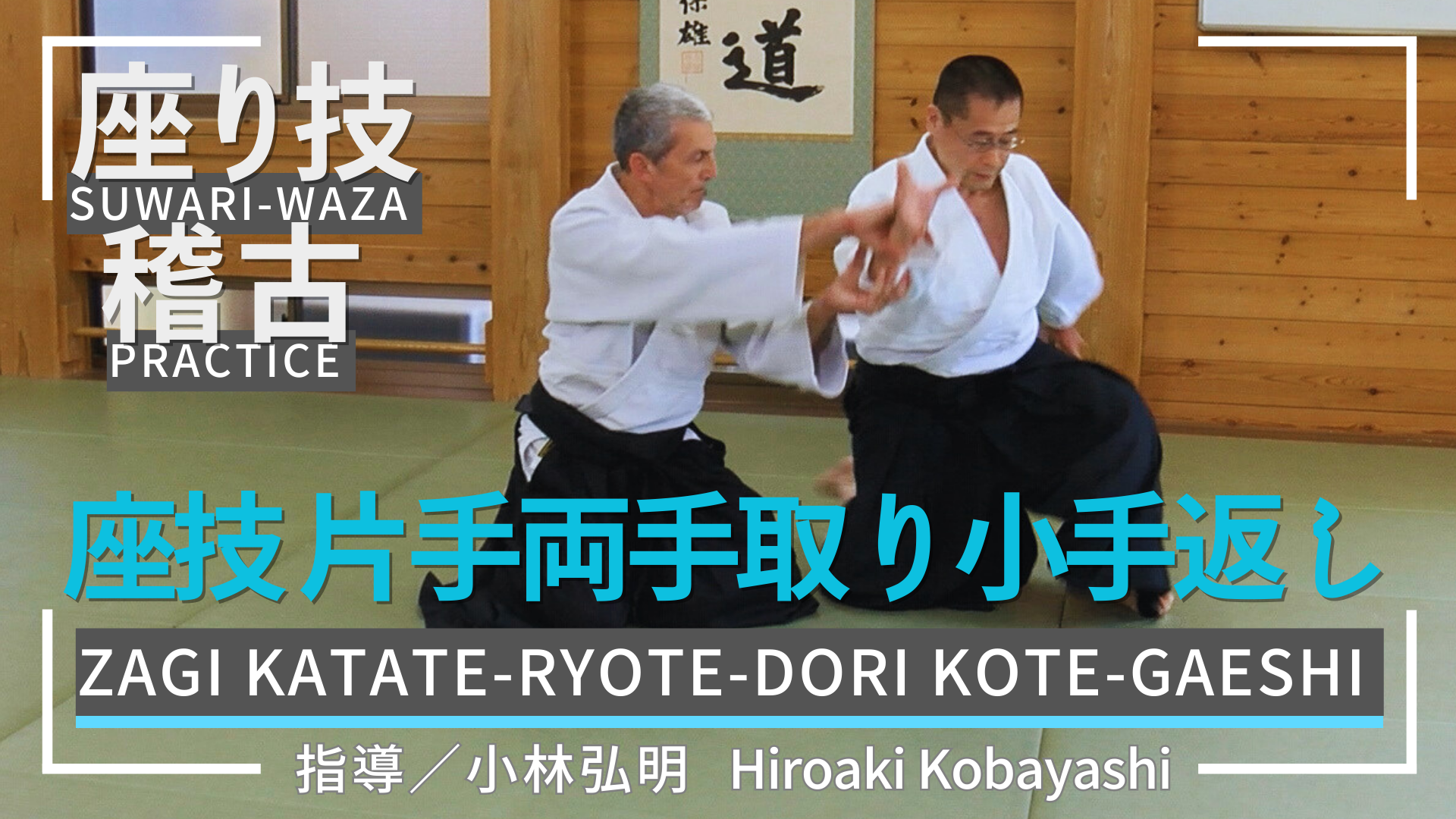 Suwari-waza practice, part 7, Zagi katate-ryote-dori kote-gaeshi | THE ...